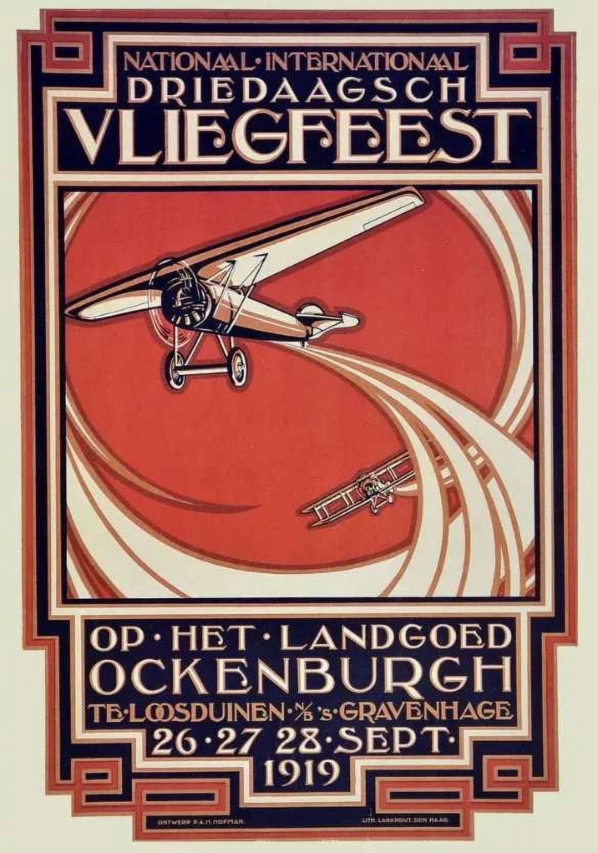 Driedaagse Vliegfeest Aviation Decorative Poster. Home Graphic Art ...