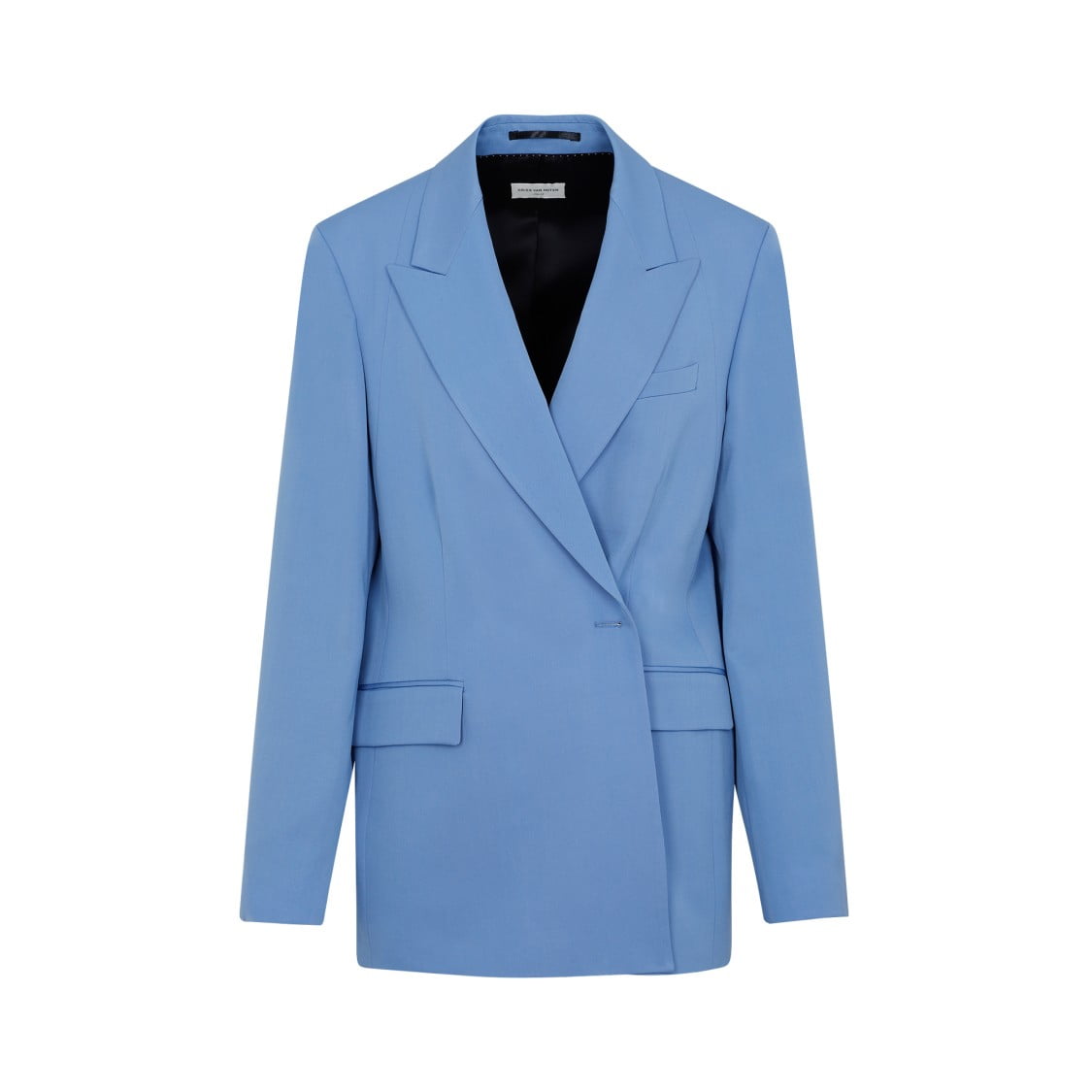 Dries Van Noten Light Blue Wool Beno Jacket (Women's) - Walmart.com