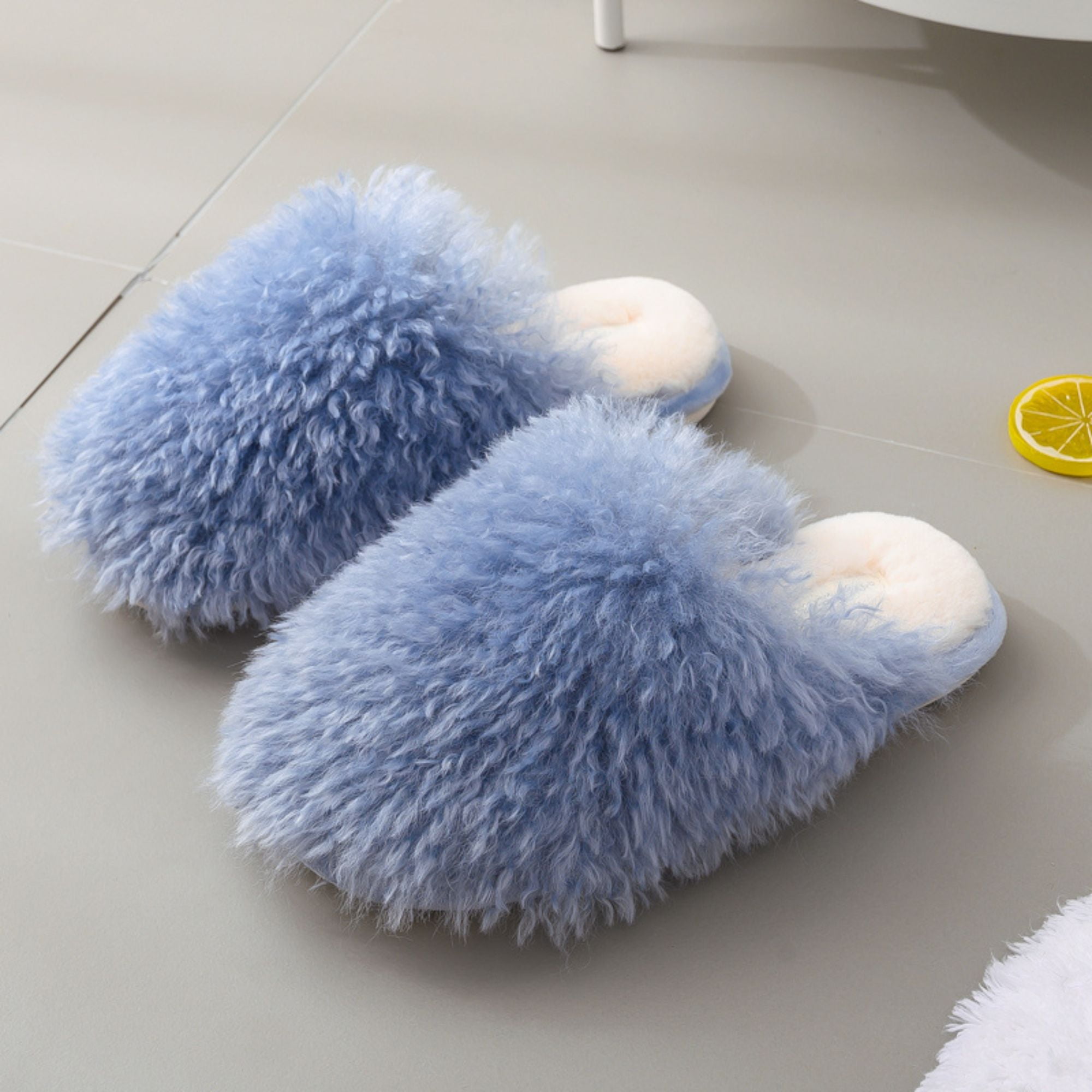 DrifWoo Plush Fuzzy Closed-Toe House Slippers for Women Soft & Warm ...