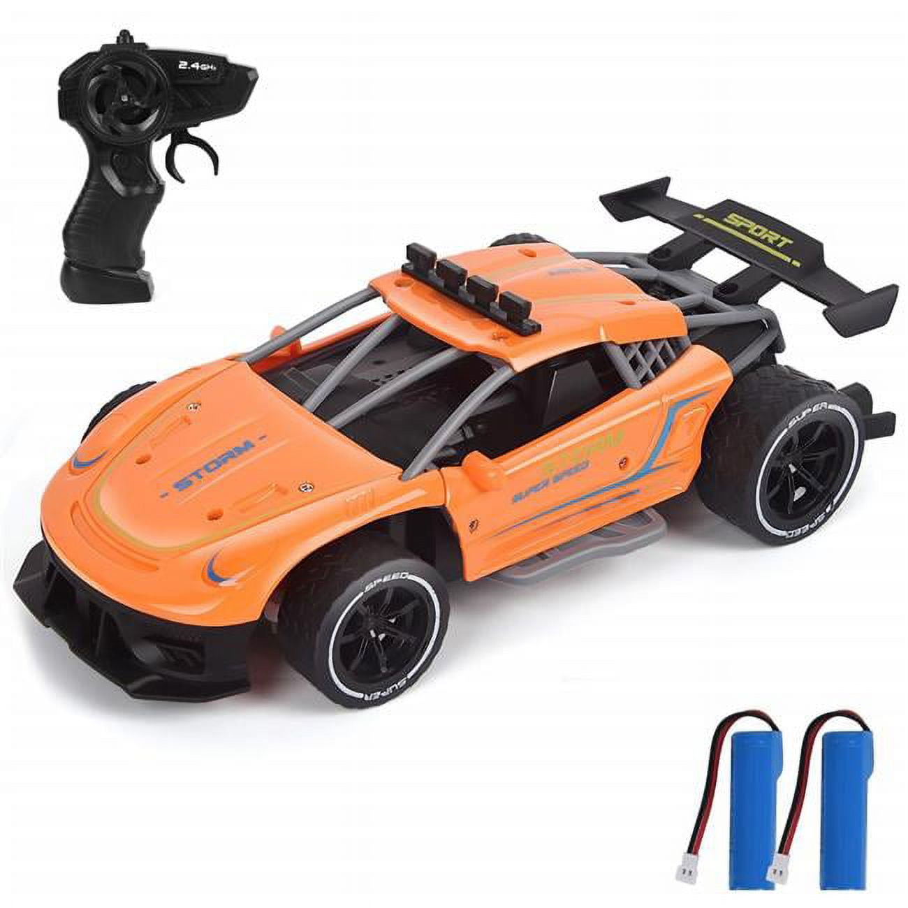 Drift 1-18 Scale Remote Control Car with 2.4 Ghz High Speed Racing ...