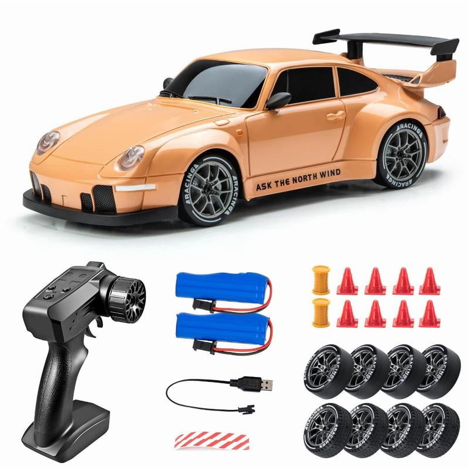 RC Drift Car – 1:24 Scale 4WD Remote Control Racing Car with 2.4GHz & 12.4mph Speed - Walmart.com