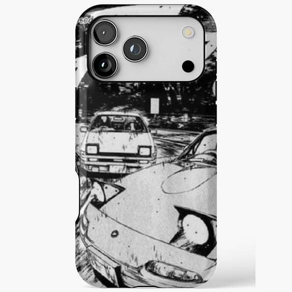 Drift Car Battle Manga iPhone Case 17 16 15 14 13 12 11 Pro Max ...