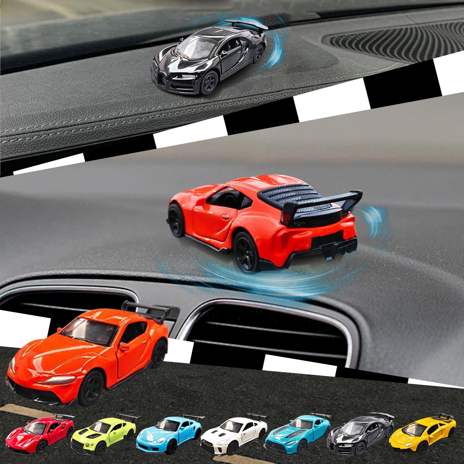Drift Car, Dashboard Drift Car, Alloy Car Spin Ornament - Metal Drift ...