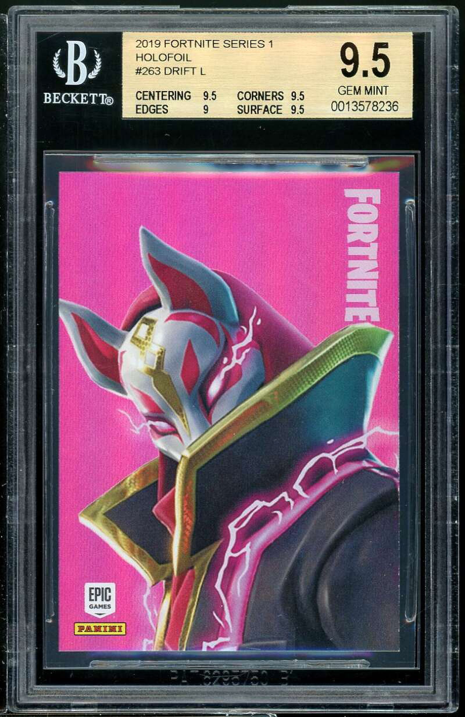 Drift Card 2019 Fortnite Series 1 Holofoil USA #263 BGS 9.5 (9.5 9.5 9 ...