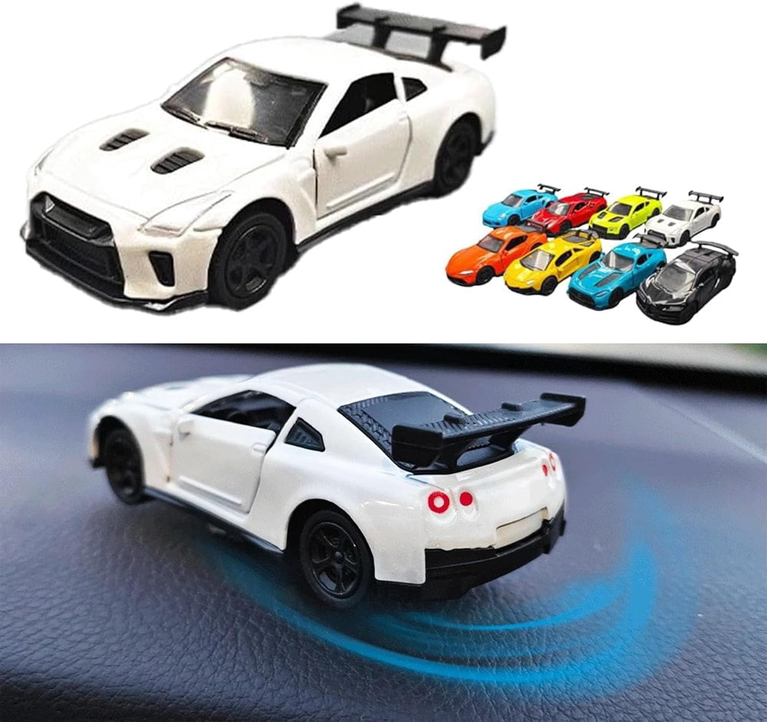 Drift Dash Car Ornament, Auto Lover Turning Drift Car Interior, Alloy ...