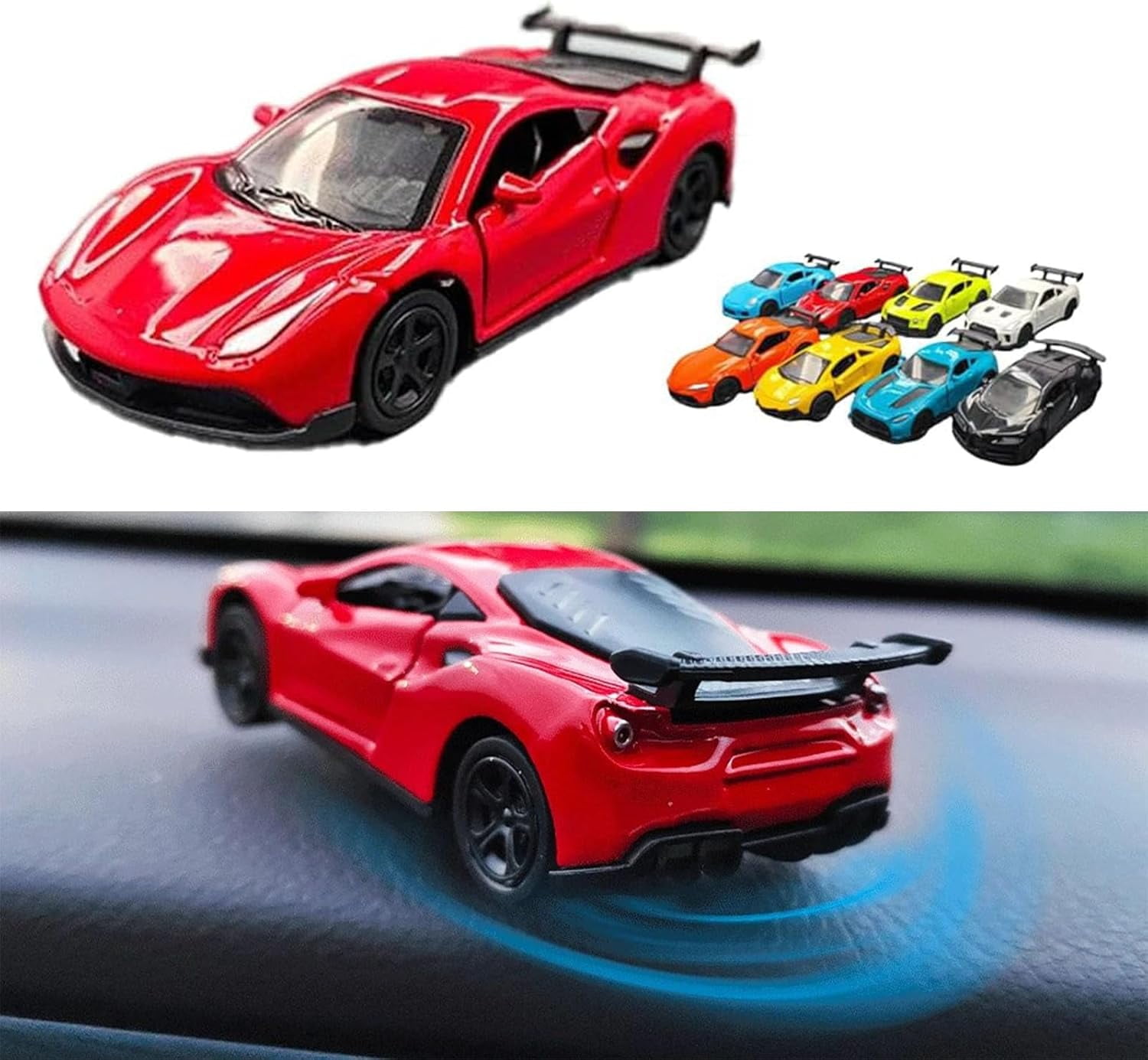 Drift Dash Car Ornament, Auto Lover Turning Drift Car Interior, Alloy ...