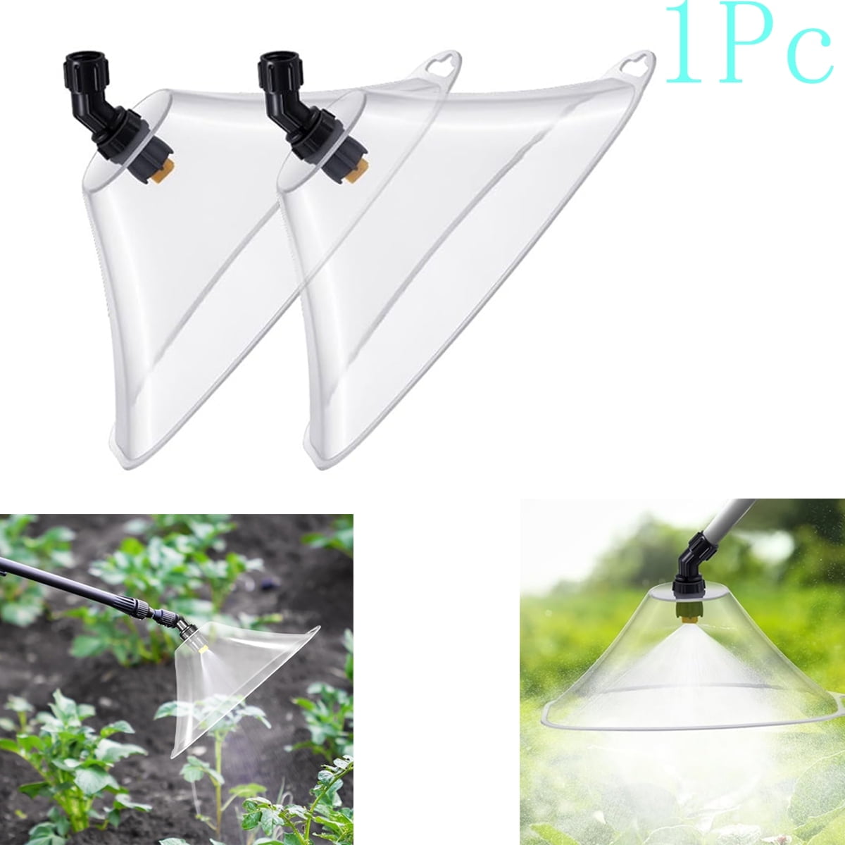 1PcDrift Guard with Flat Sprayer Nozzle Tutuviw 10" Windproof Spraying ...