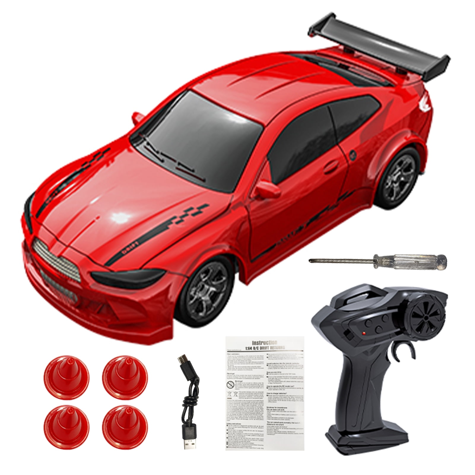 Drift Remote Control Drift Car, 2.4GHz 4WD Mini Full Proportional Model ...