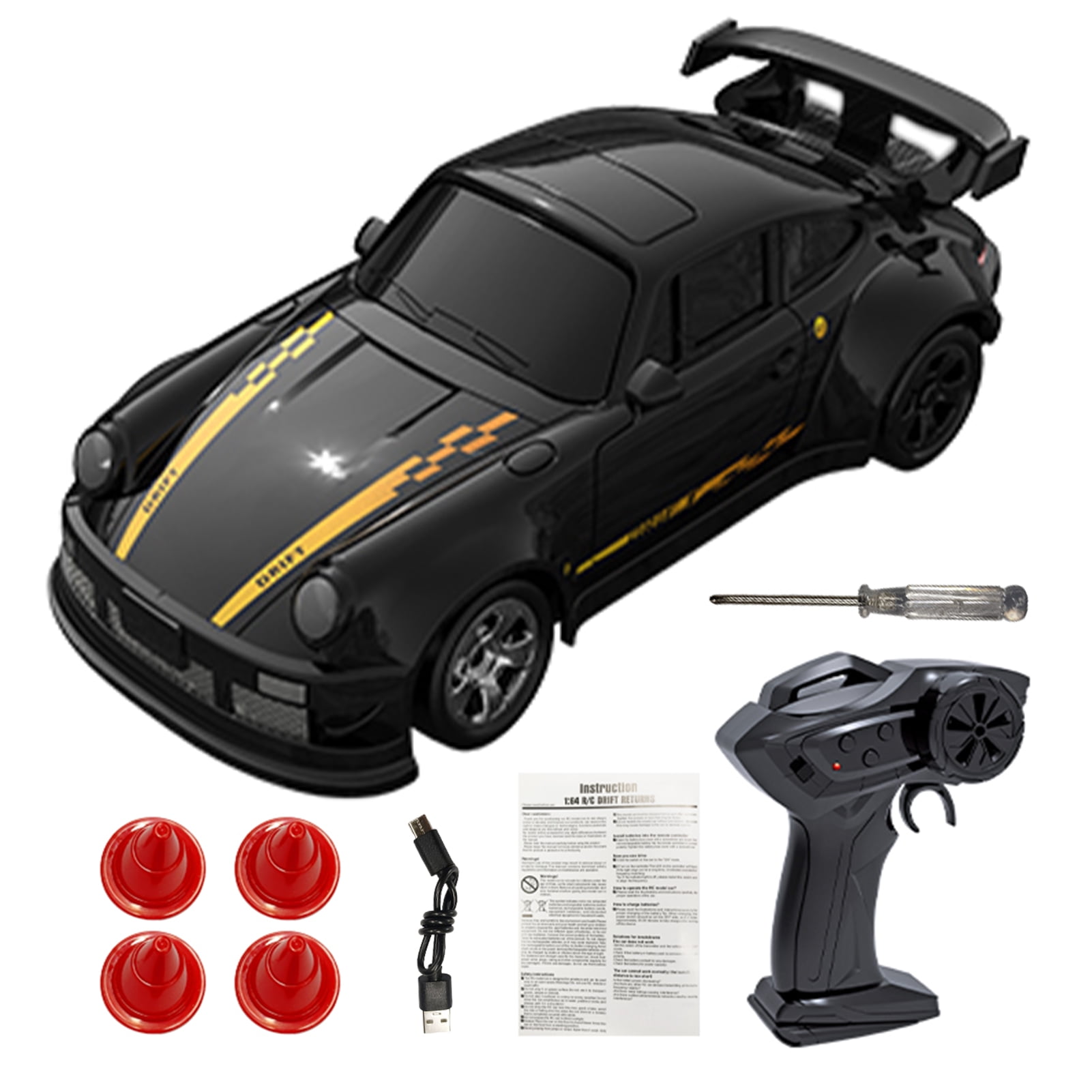 Drift Remote Control Drift Car, 2.4GHz 4WD Mini Full Proportional Model ...