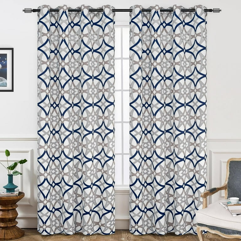 Trellis Curtains Premium 100% Cotton Curtain For Window, Room