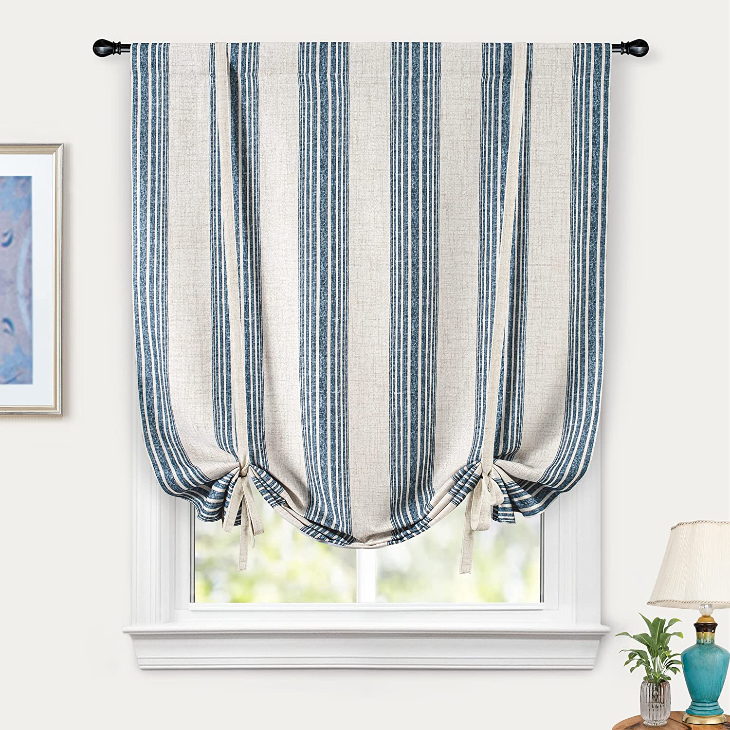 Eclipse Canova Solid Room Darkening Rod Pocket Single Window Curtain ...