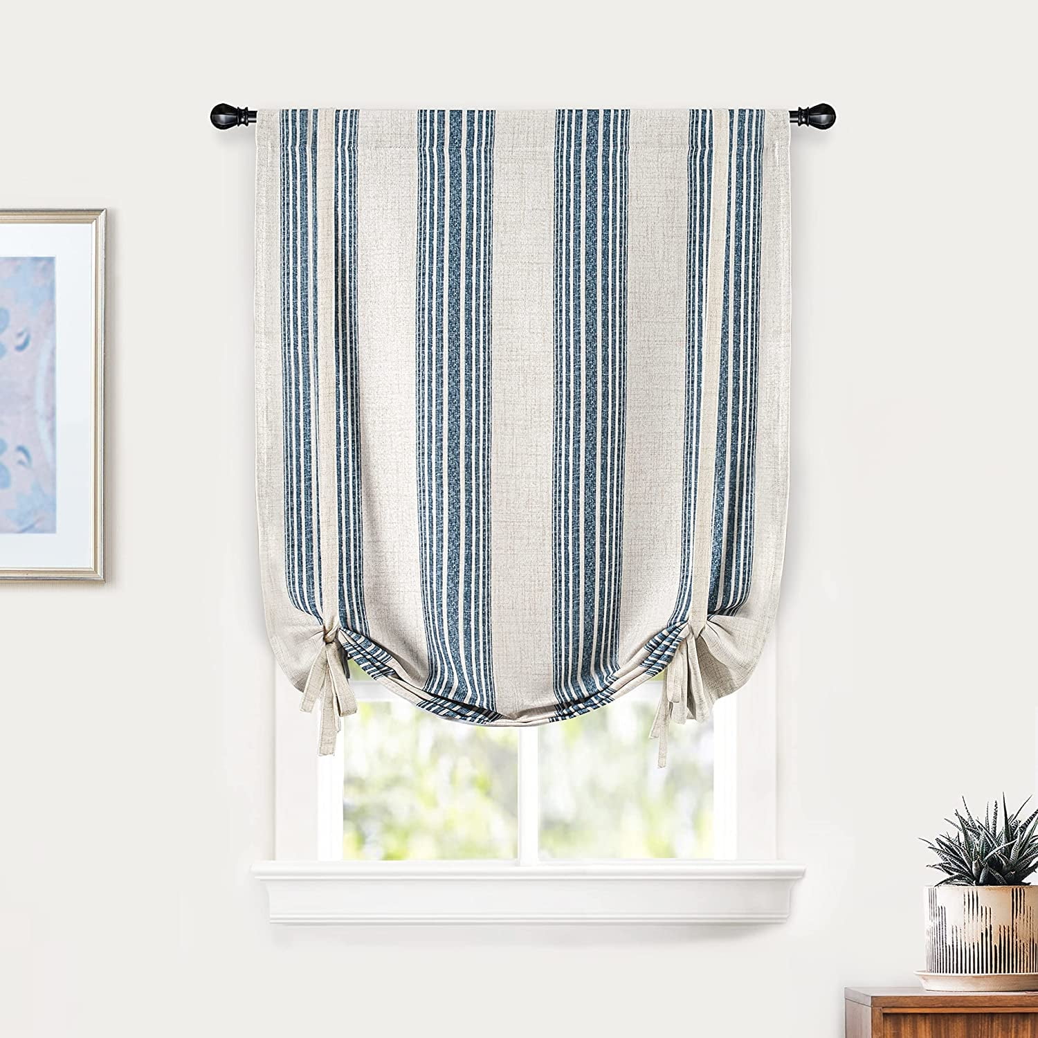 DriftAway Chris Vertical Striped Pattern Insulated Blackout Curtain for ...