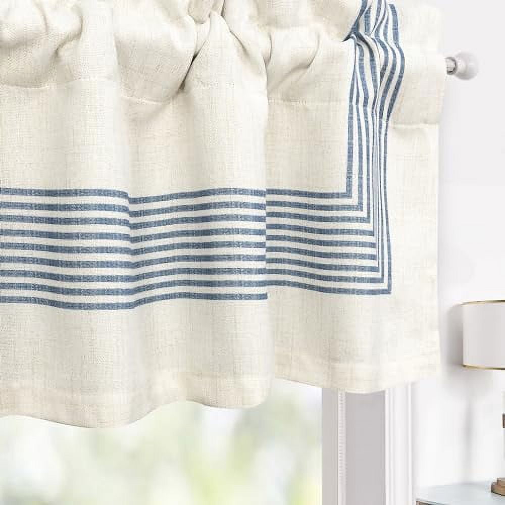 DriftAway Chris Vertical Striped Pattern Linen Blend Thermal Insulated ...