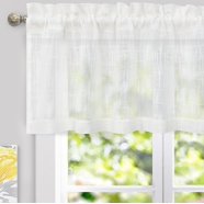 OVZME Farmhouse Taupe Solid Print Light Filtering Curtains, 40" x 84", 2 Panels - Walmart.com