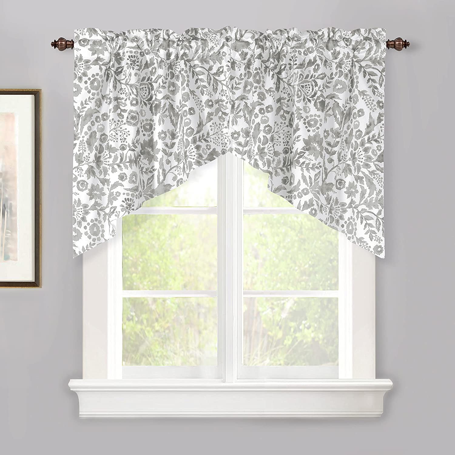 DriftAway Room Darkening Window Swag Curtains Valance for Kitchen 2 ...