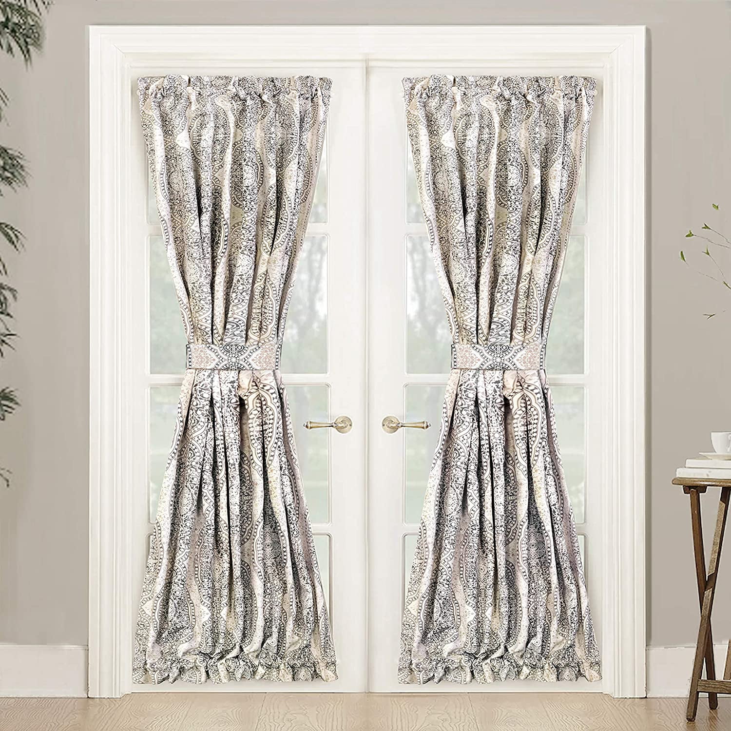 Driftaway Adrianne Door Curtain,Thermal Room Darkening Privacy French ...