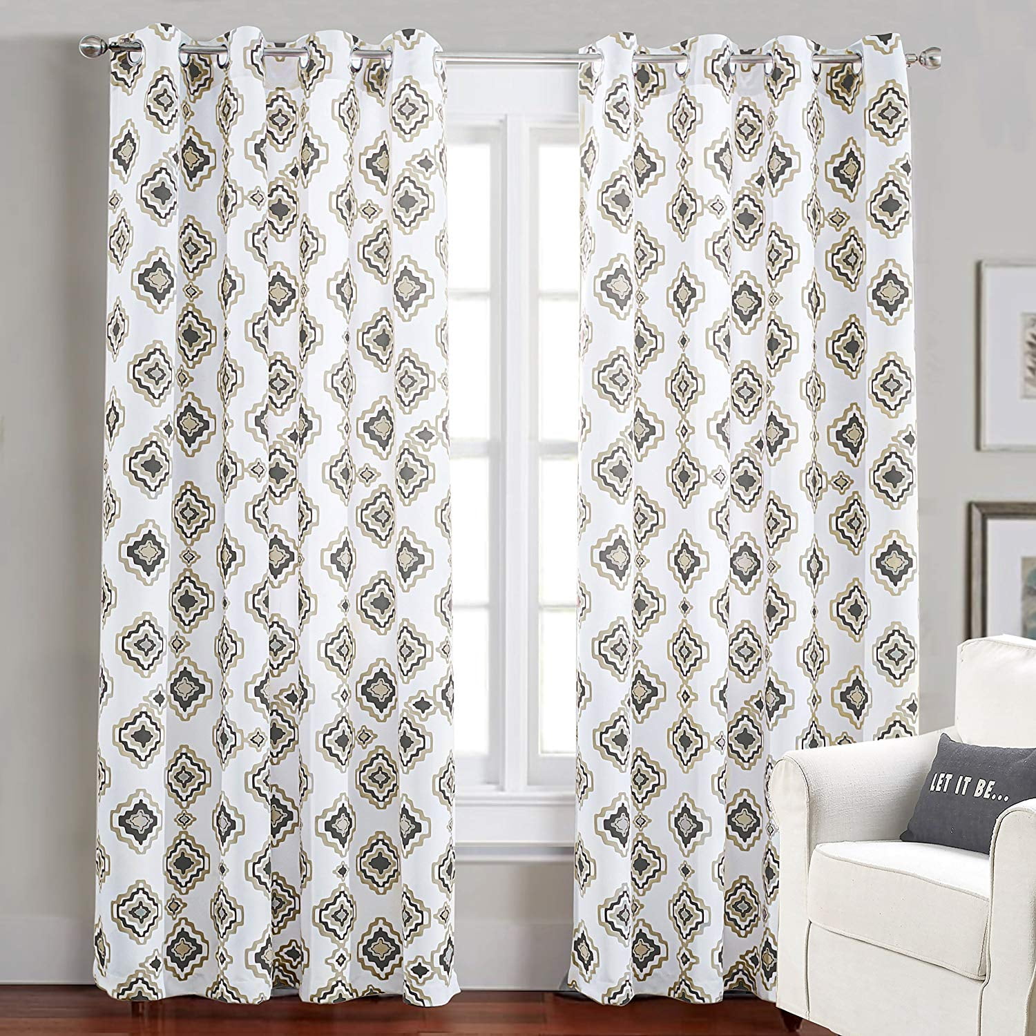 Driftaway Diamond Thermal Room Darkening Grommet Unlined Window