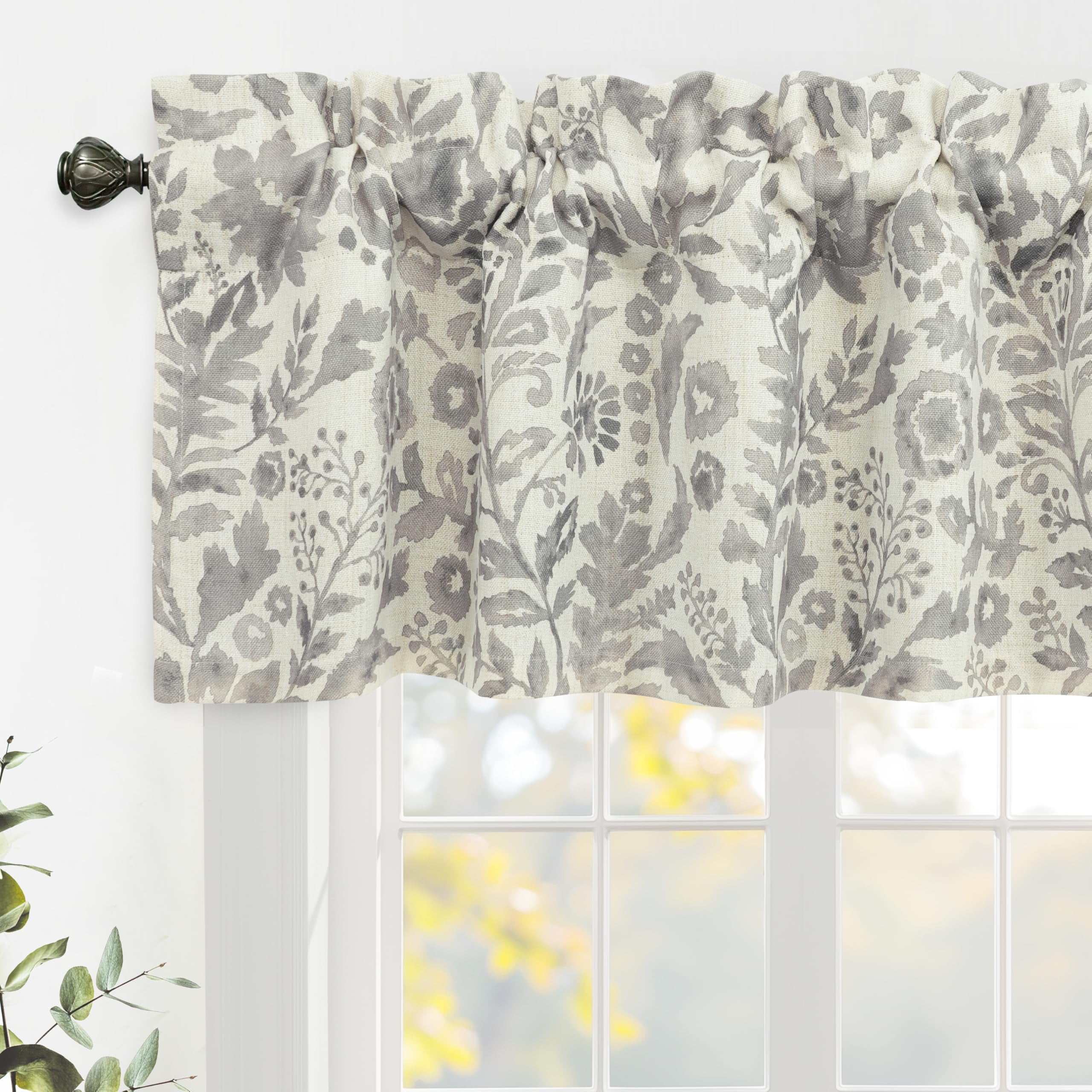 Driftaway Julia Lined Valance Double Layer Thermal Insulated Room ...
