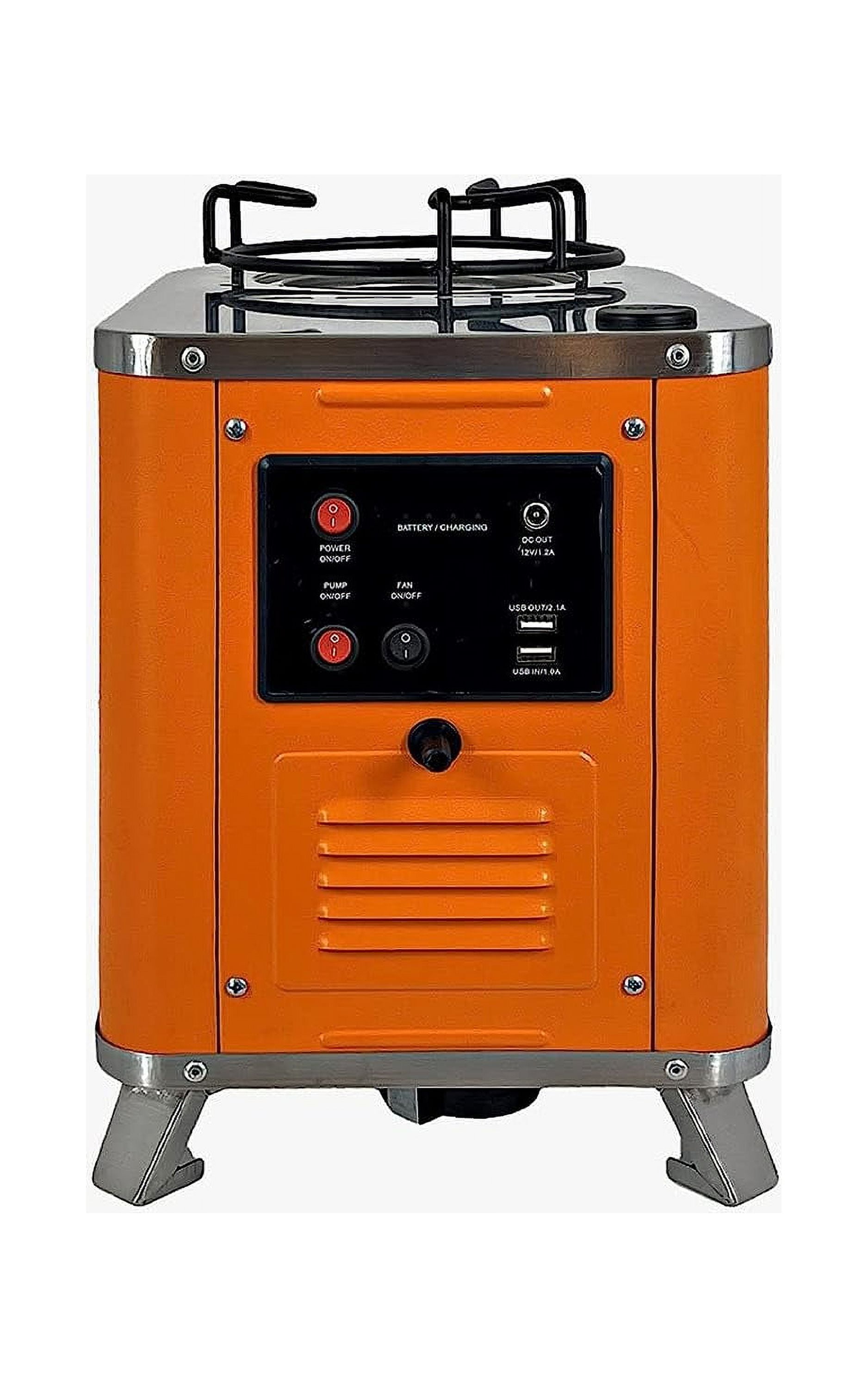 Drifters Portable Thermo-Electric Camp Stove for Wood, Pellet, Charcoal ...