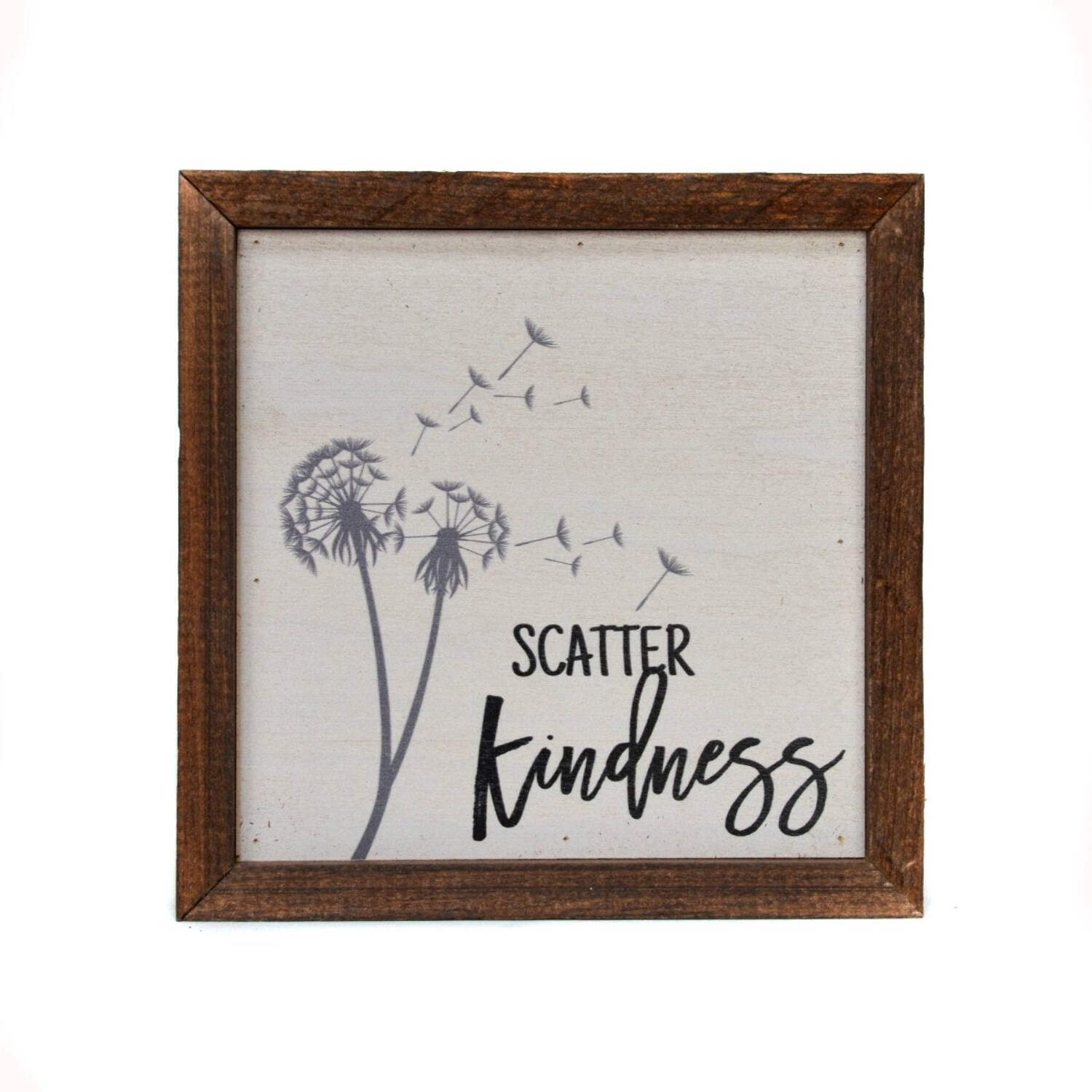 Driftless Studios - 6x6 Scatter Kindness Sign - Walmart.com
