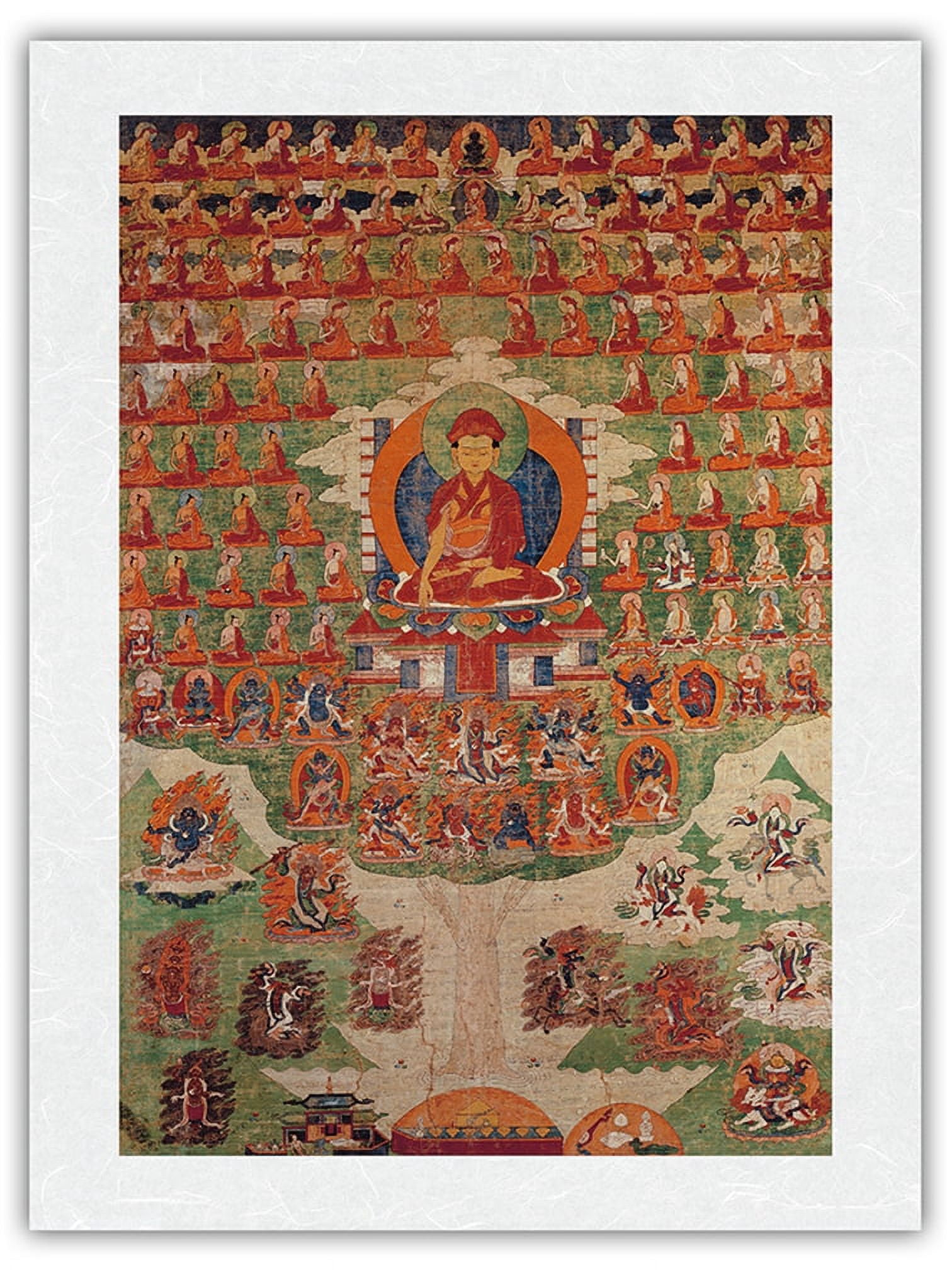 The Drikung Lineage - Field of Accumulation Practice - Vintage Tibetan ...