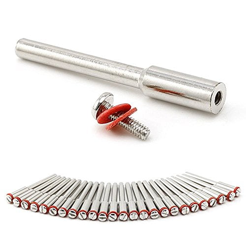 Drilax 25 Pcs 1/8 inch Rotary Mandrel for Tool Accessories for Disc ...
