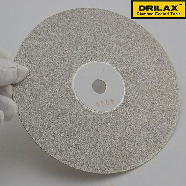 Drilax High Density Diamond Coated Wheel Disc 6 Inch Diameter GRIT 100 ...