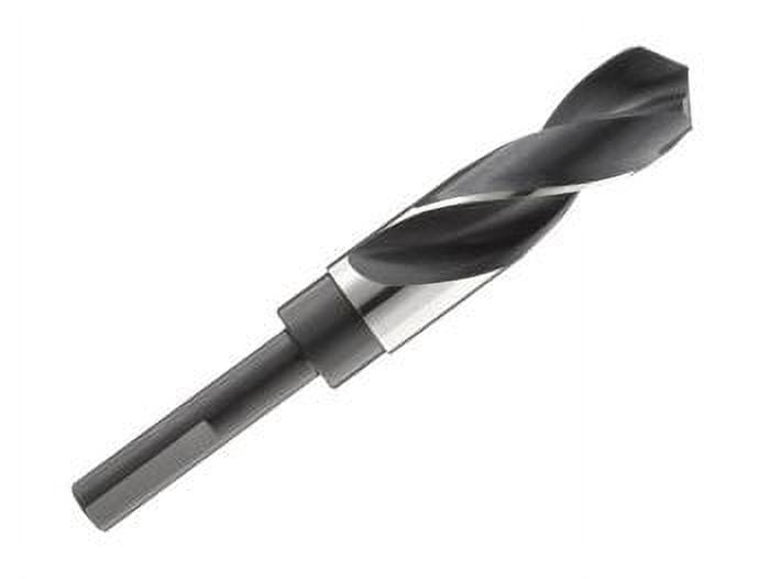 1" Reduced Shank HSS Drill Bit, 1/2" Shank, 3-Flat Shank, Drill America ...