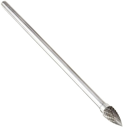 Drill America SG-3 Carbide Burr/Rotary File Tree Pointed-End Double Cut ...