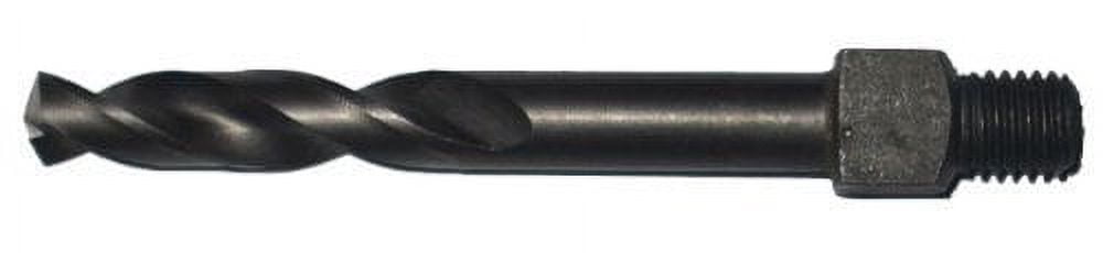Drill America TSD40L #40 Cobalt Long Stubby Threaded Shank Drill Bit ...