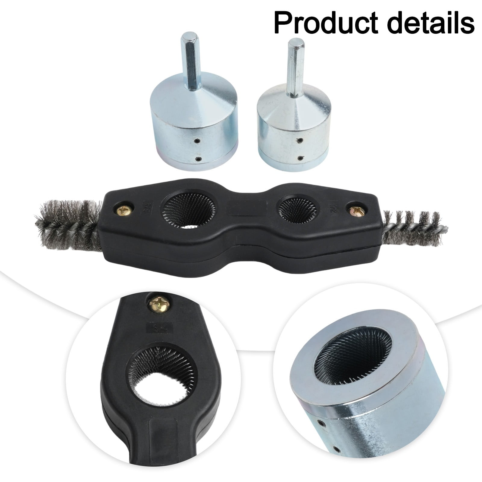 Drill Attachment Copper Pipe Cleaner and Battery Brush for Quick ...