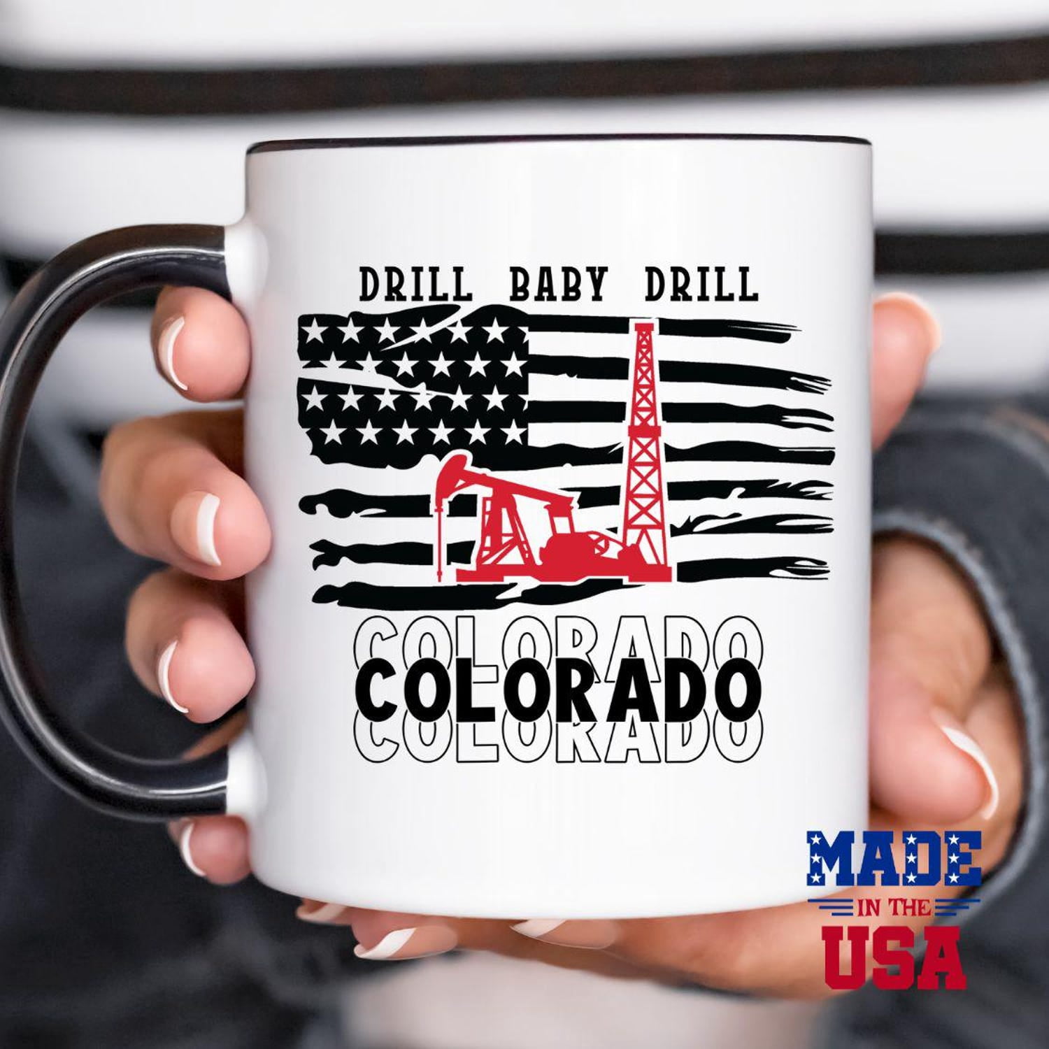 Drill Baby Drill Colorado Mug Oilfield Coffee Cup Oil and Gas Gift for ...