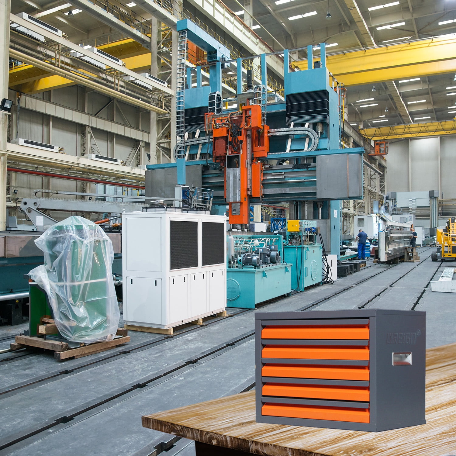 Drill Bit Dispenser Cabinet, 5-Drawer Drill Dispenser Organizer Cabine ...