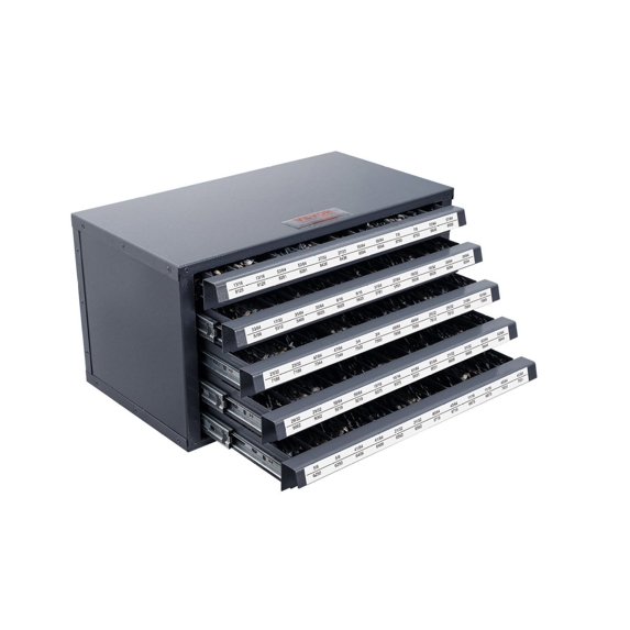 Drill Bit Dispenser Cabinet, Five-Drawer Drill Bit Organizer Cabinet ...
