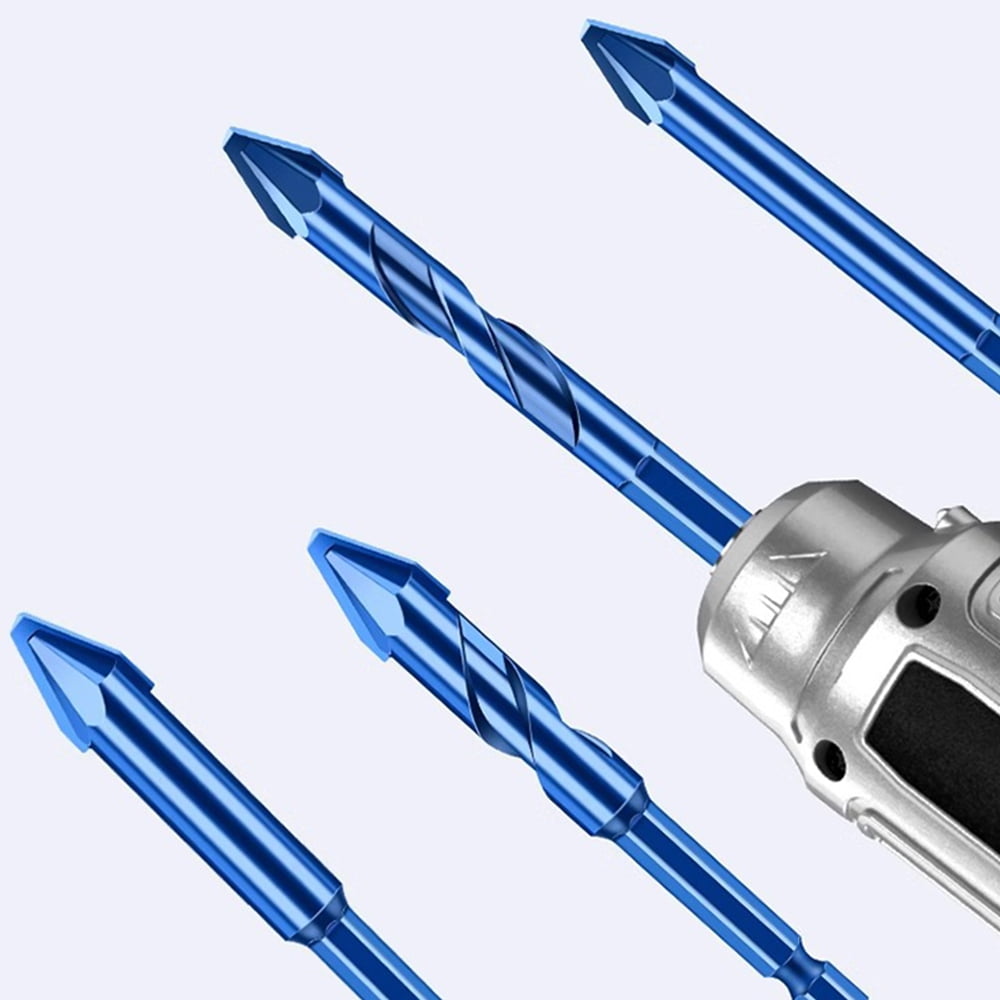 Drill Bit,Head Drill 6.35mm Brick Wall And Set 6mm/8mm/10mm/12mm Drill ...