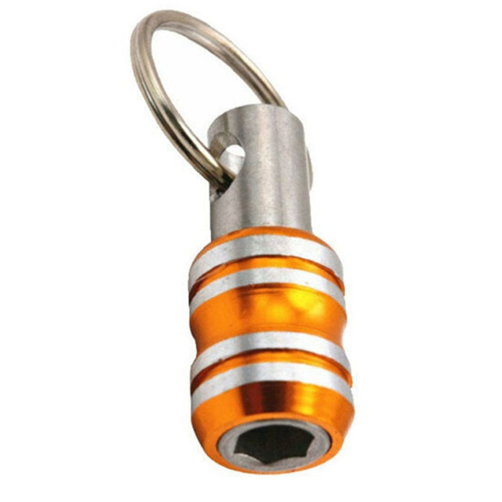 Drill Bit Holder Hex Shank Screwdriver Keychain Extension Bar Quick ...