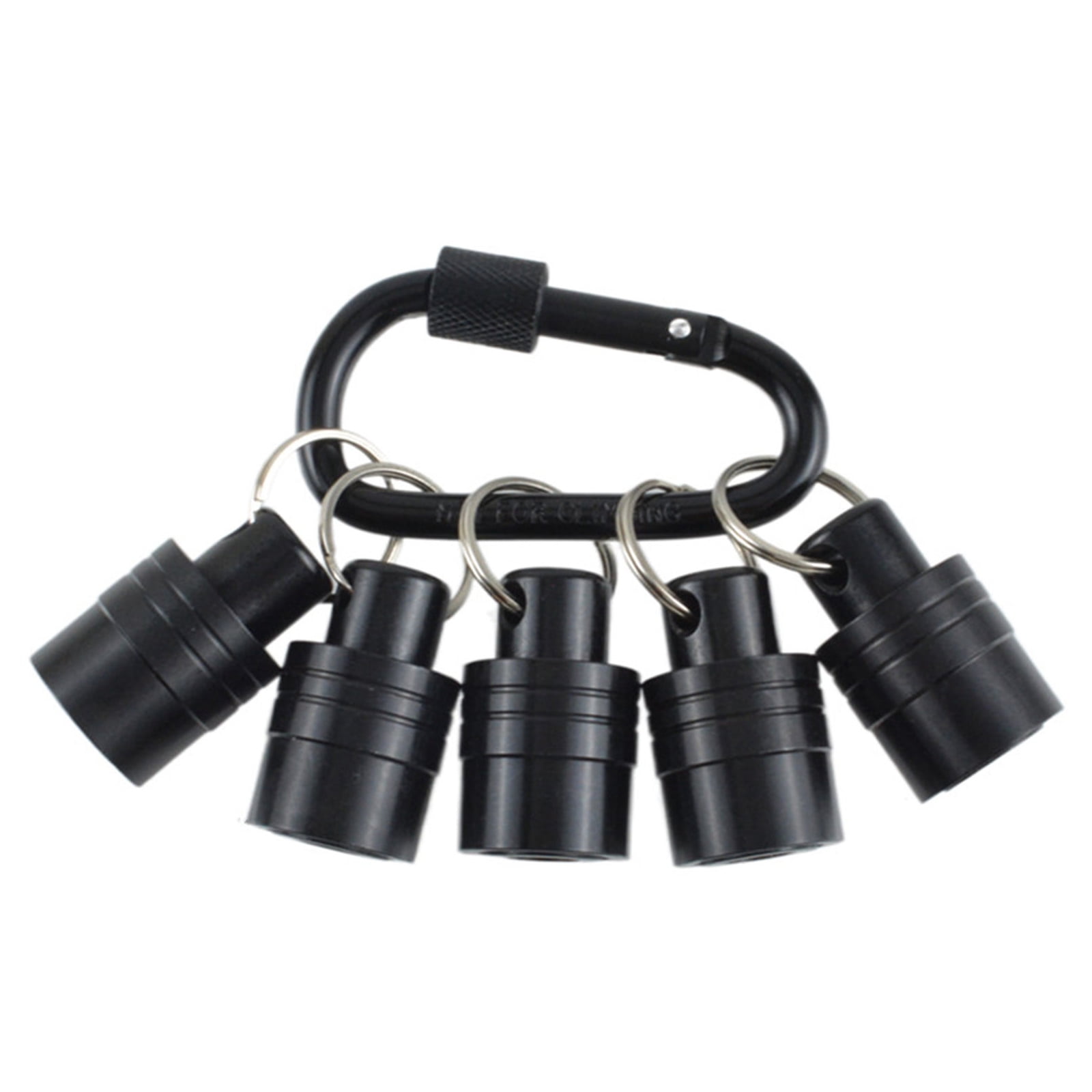 Drill Bit Holders Keychains Set, with Carabiners for Fast Bit Swapping ...