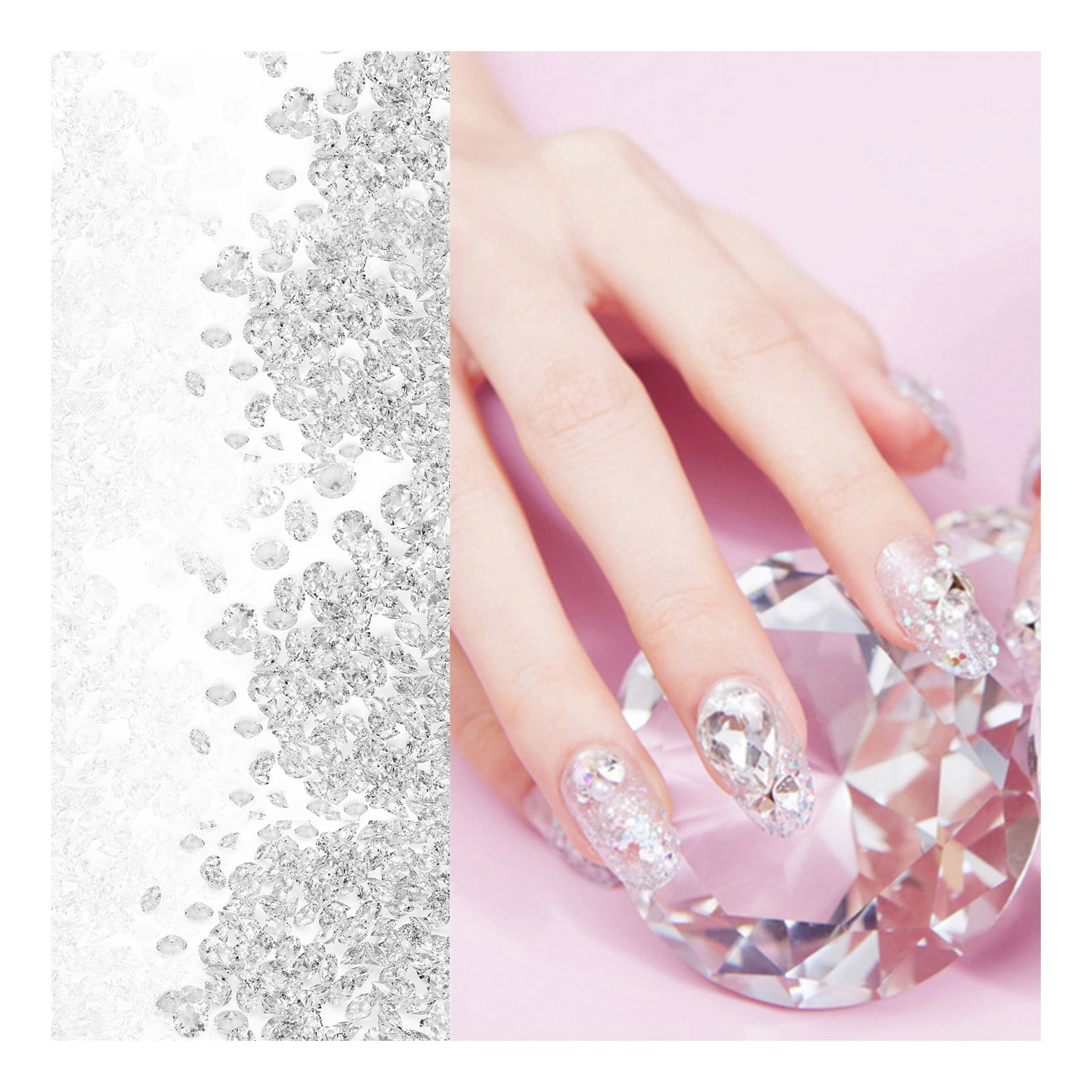 Drill Bit Nails Acrylic Soaking Shape Drops Nails Variety Pack Pigment ...