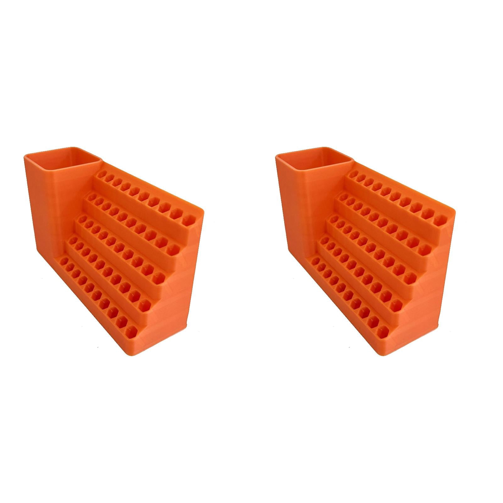 Drill Bit Organizer with Storage Holder, Storage Rack for Drill Bits ...