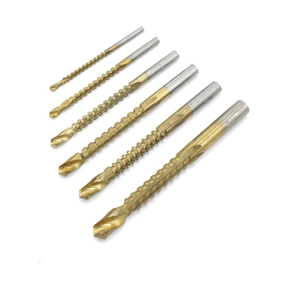 Drill Bit Set,Diy Use 6 Pcs Punch Sawtooth Set Steel Metal Punch Drill ...