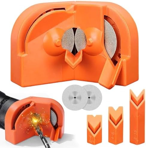 Drill Bit Sharpener for All Bits(5/64''- 5/8''), Multipurpose Drill ...