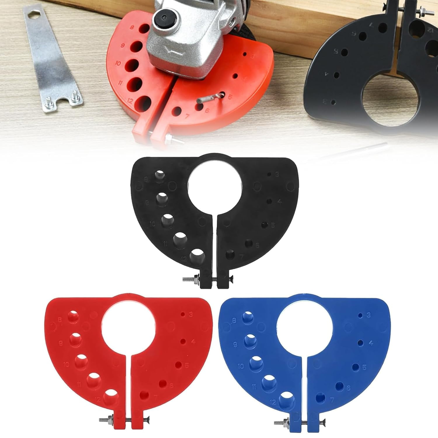 Drill Bit Sharpener for All Bits - Drill Bit Grinding Attachment, Angle ...