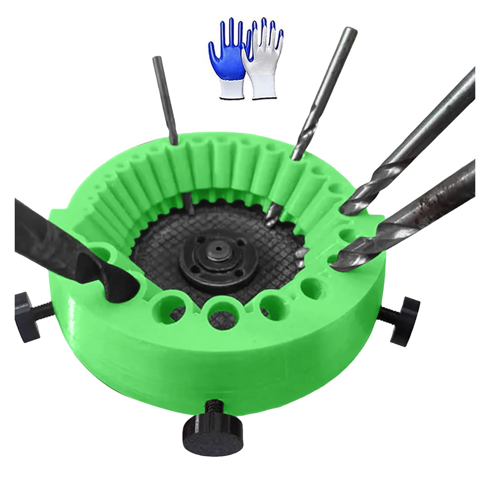 Drill Bit Sharpener With Gloves Power Drill Bit Grinding Attachment Old ...