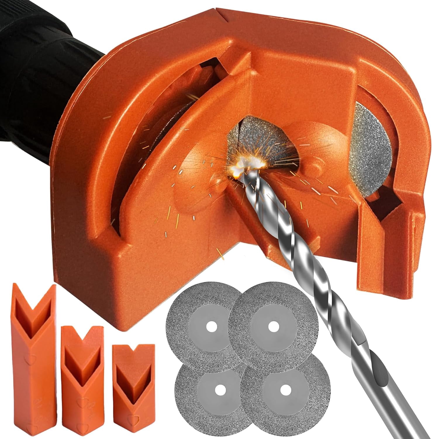 Drill Bit Sharpener,Portable Drill Bit Sharpener,Multipurpose Drill Bit ...