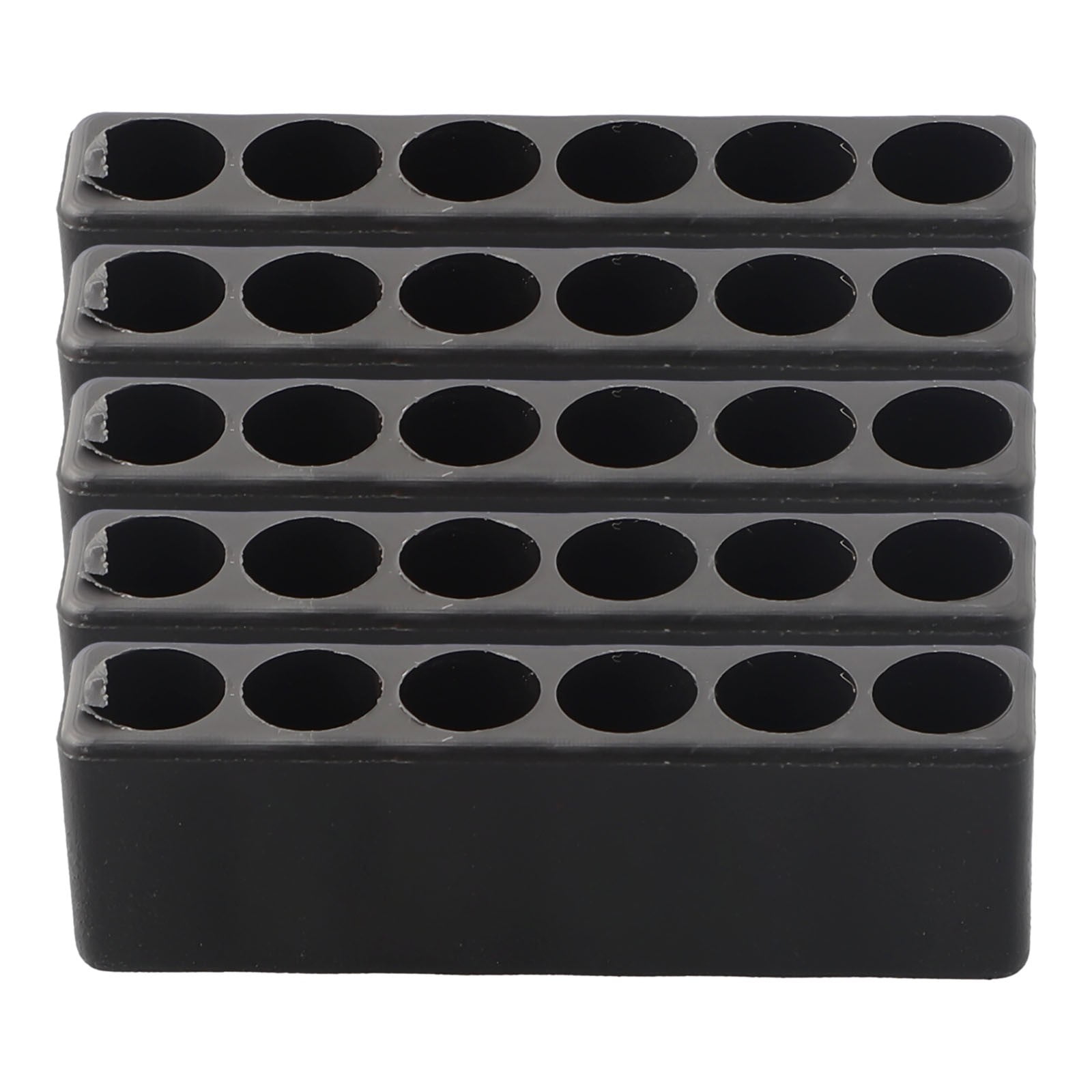 Drill Bit Storage Black As Pictures Show Bit Holder 1 4 Inch Hex Clutter-Free Storage 6 Hole ...