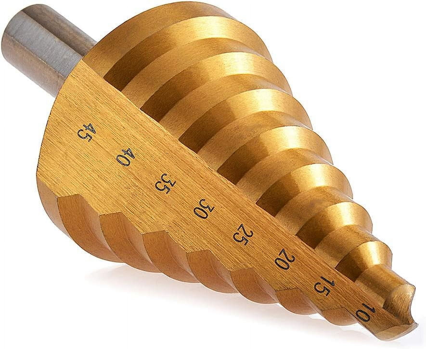 Drill Bit, Titanium-Coated High Speed Steel For Superior Cutting, Jam ...