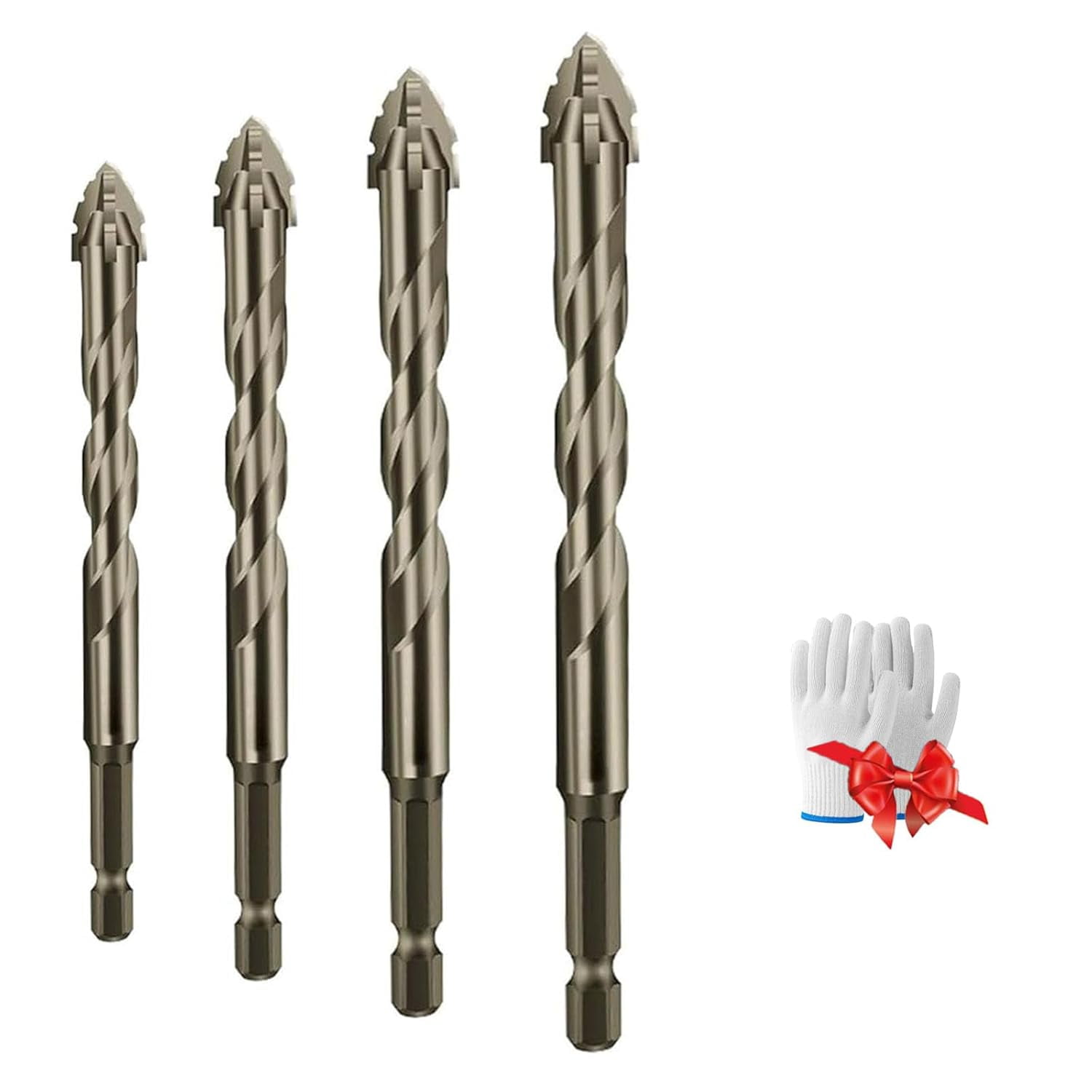 Drill Bits, Four Blade Serrated Eccentric Drill, High-Strength ...