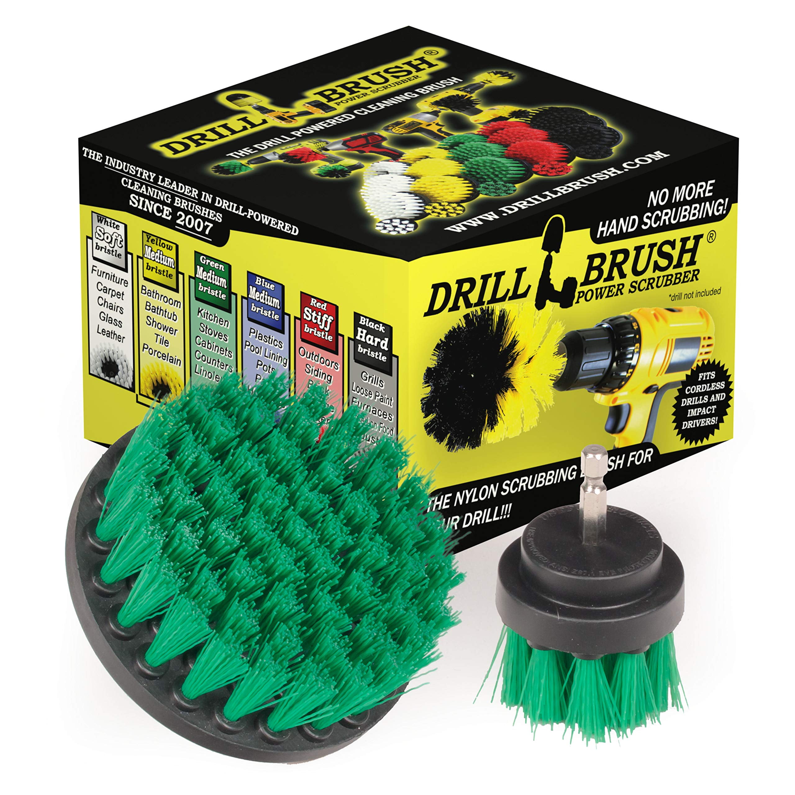 Drill Brush - Brush for Drill - Cleaning Brush for Drill - Drill Brush ...