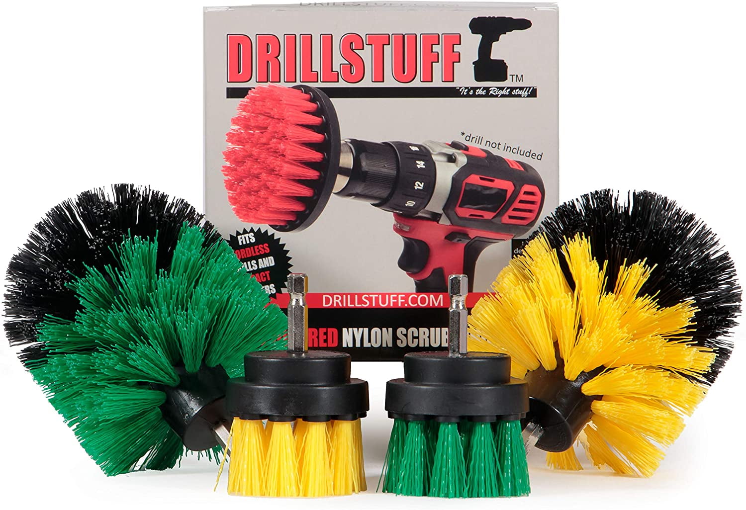 Drill Brush Power Scrubber Attachment for Power Drill - Drill Brush ...