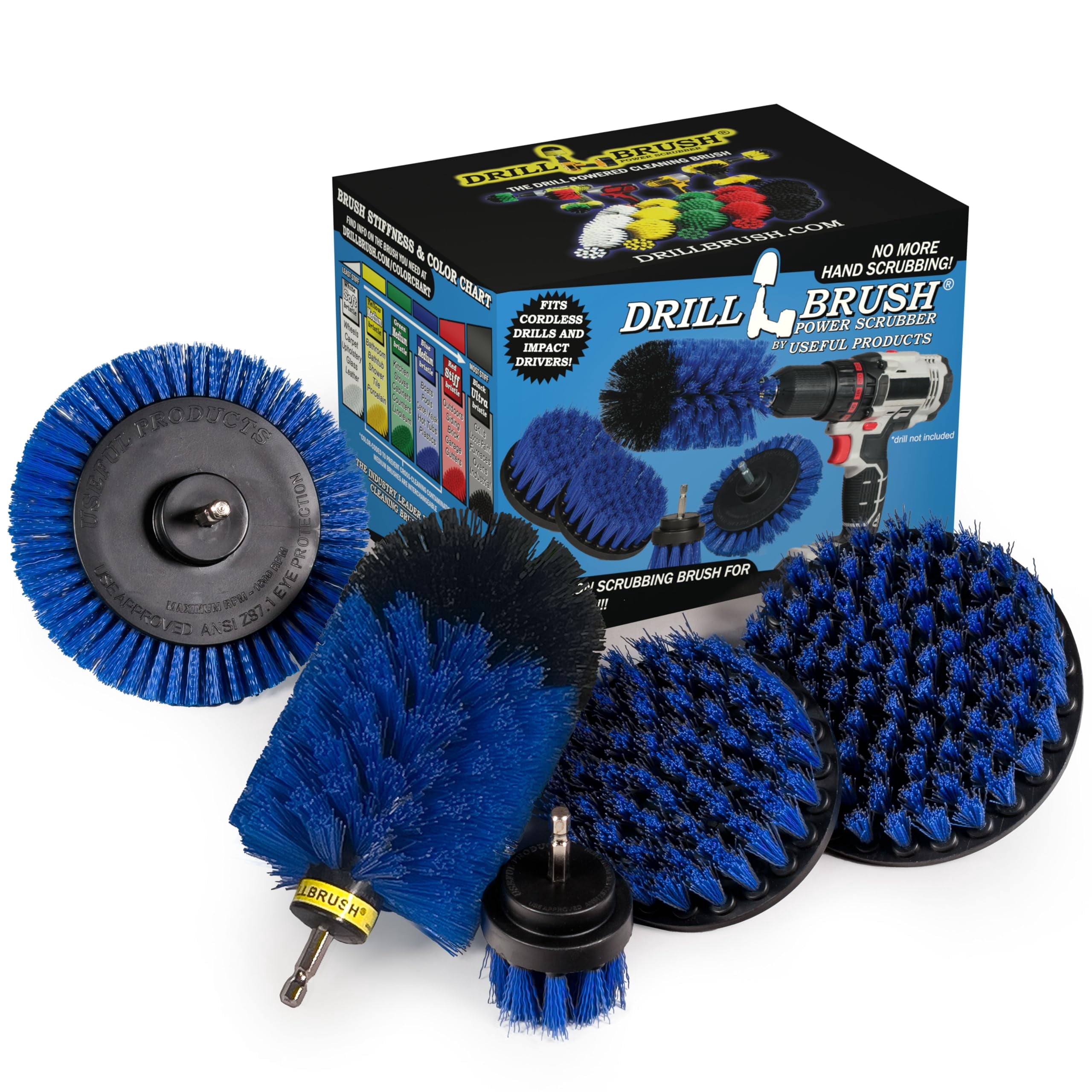 Drill Brush Power Scrubber by Useful Products - Drillbrush Grout ...